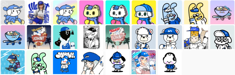 Skater JohnのジェネラティブNFT「What’s UP JOHN!」とは？ | まさがねブログ